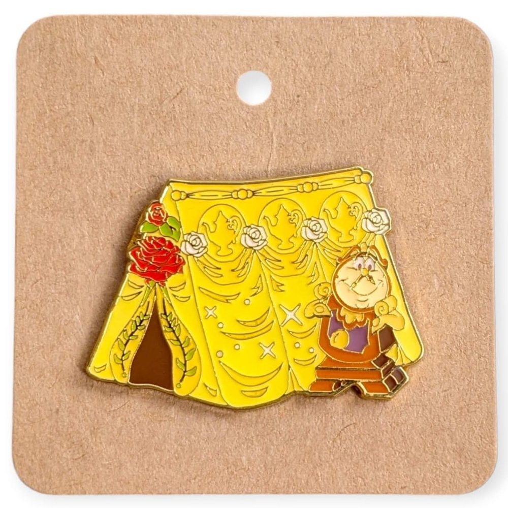 Beauty And The Beast Disney Pin: Cogsworth Tent - Gem